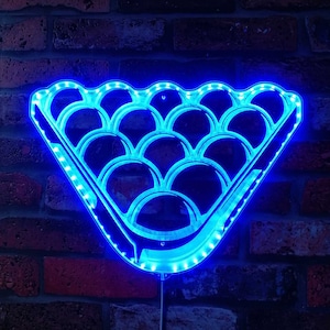 Snooker Billiards Pool Table Room RGB Dynamic Glam LED Sign - Cut-to ...