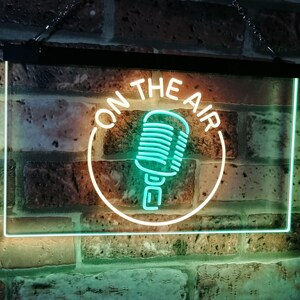 On the Air Studio Recording Dual Color LED Neon Sign St6-m2028 - Etsy