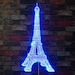 Paris Eiffel Tower France RGB Dynamic Glam LED Sign Cut-to-edge Smart ...