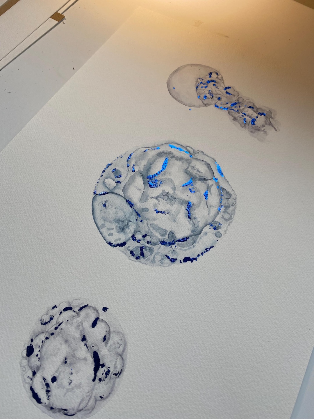 Multiple Embryo Art | Ivf Painting | Embaby Art | Hand-painted Nursery ...