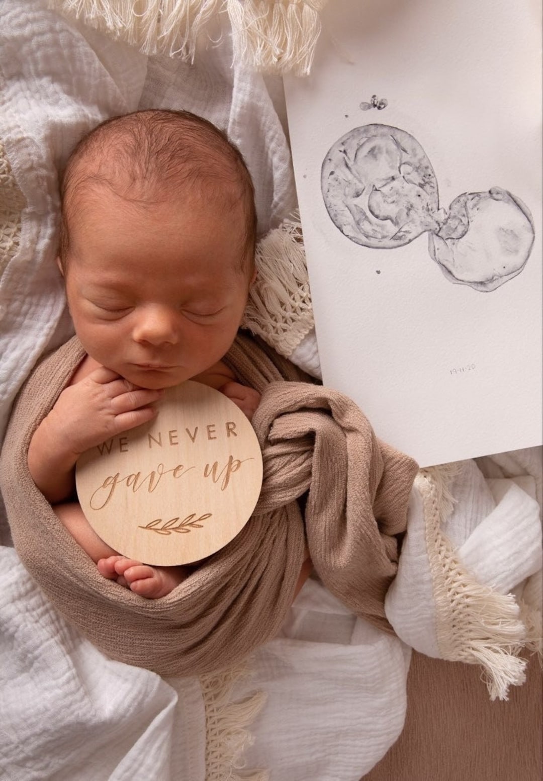 Embryo Art | Ivf Painting | Embaby Art | Hand-painted Nursery Decor ...