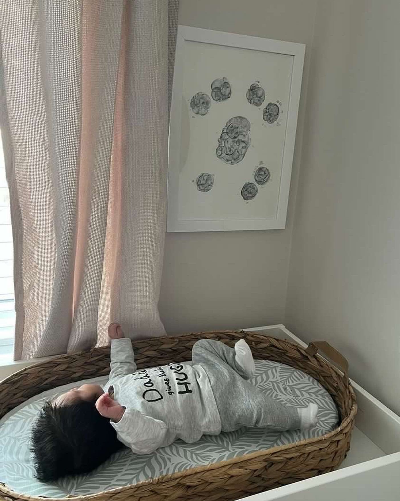 Watercolor Embryo Art: Hand-painted IVF Nursery Decor - Etsy