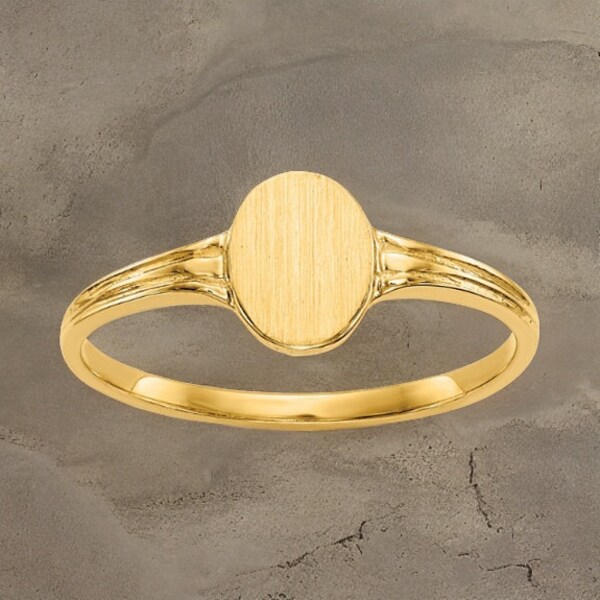 Gold Signet Ring - Etsy