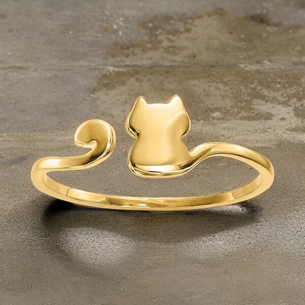Cat Ring - Etsy
