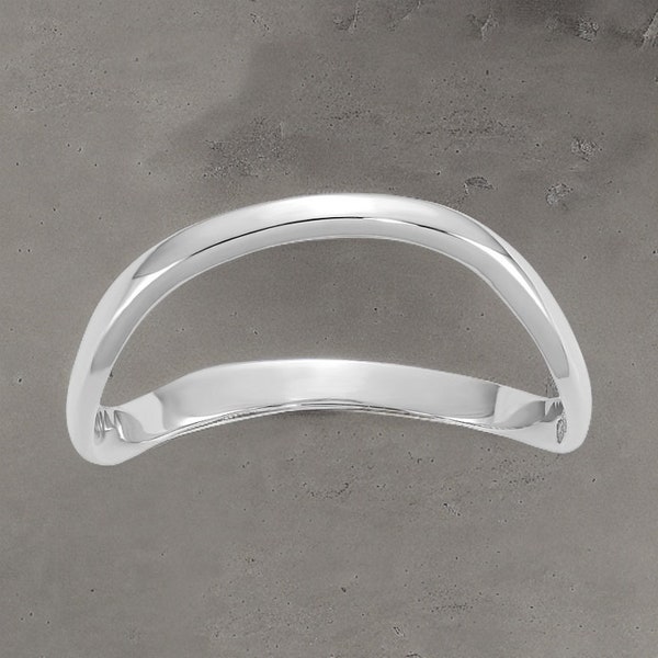 White Gold Thumb Ring - Etsy