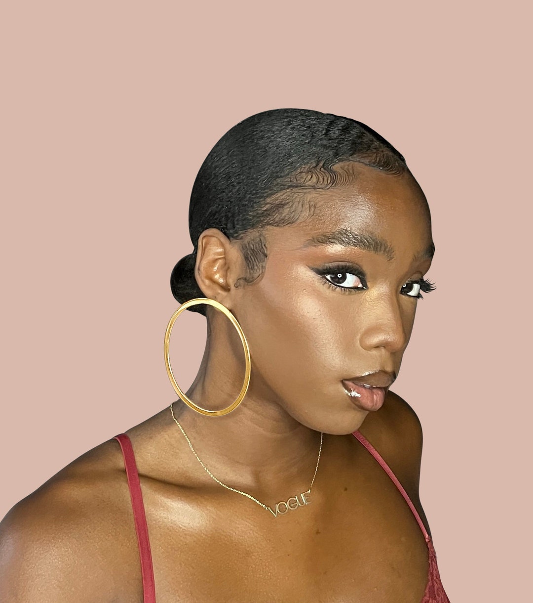 Extra Large Gold Hoop Earrings for Women Gift Box Included Bold Hoop ...