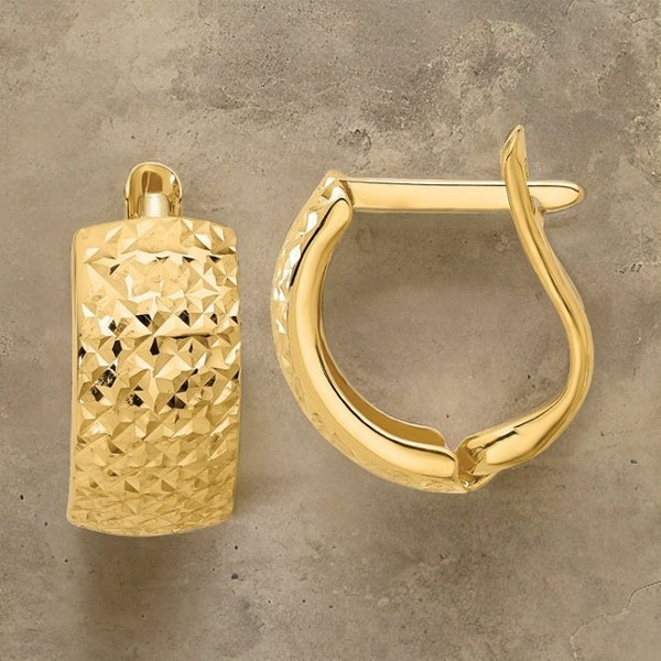 Omega Back Earrings - Etsy