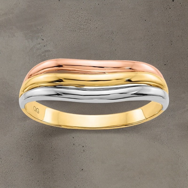 Tri Color Rings - Etsy