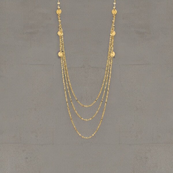 Multi Strand Necklace - Etsy