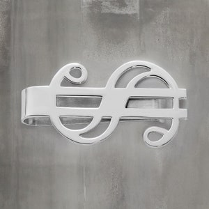 Dollar Sign Money Clip Personalized Monogram Money Clip solid - Etsy
