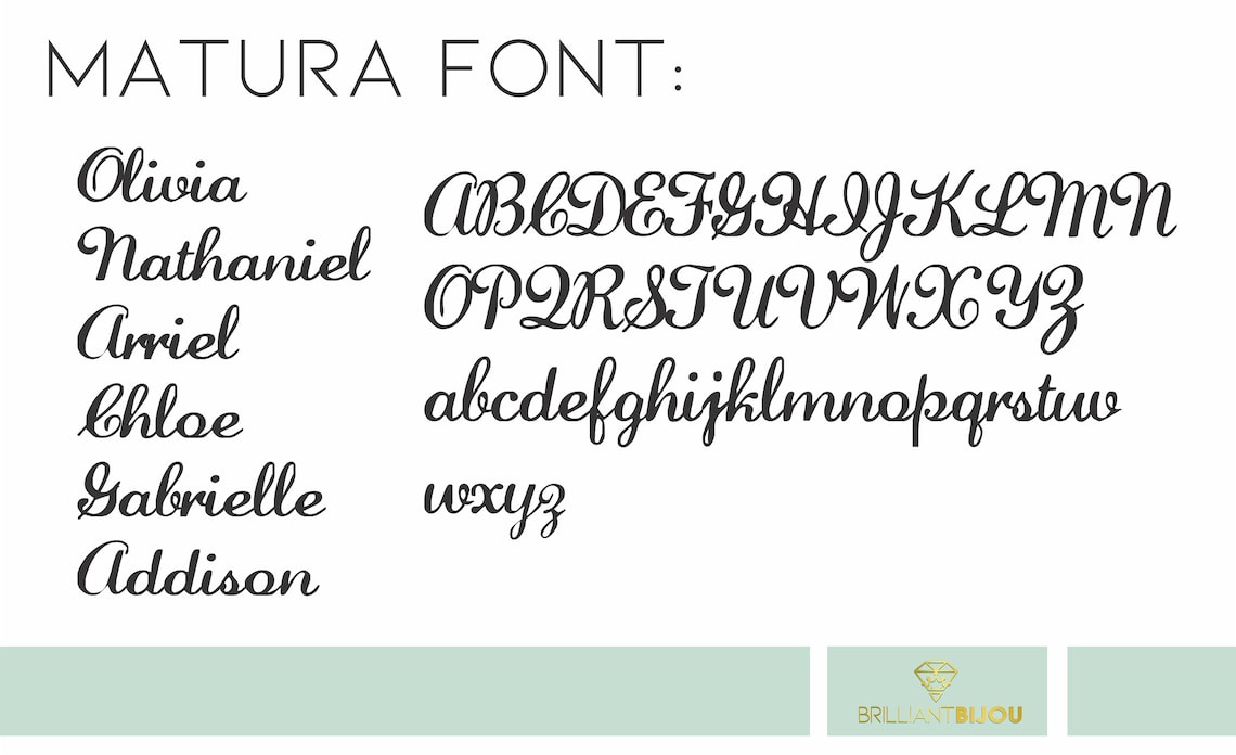 Cursive Name Necklace Available in 10k 14k and Sterling - Etsy