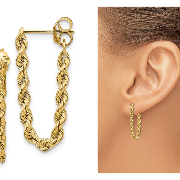 Rope Earrings - Etsy