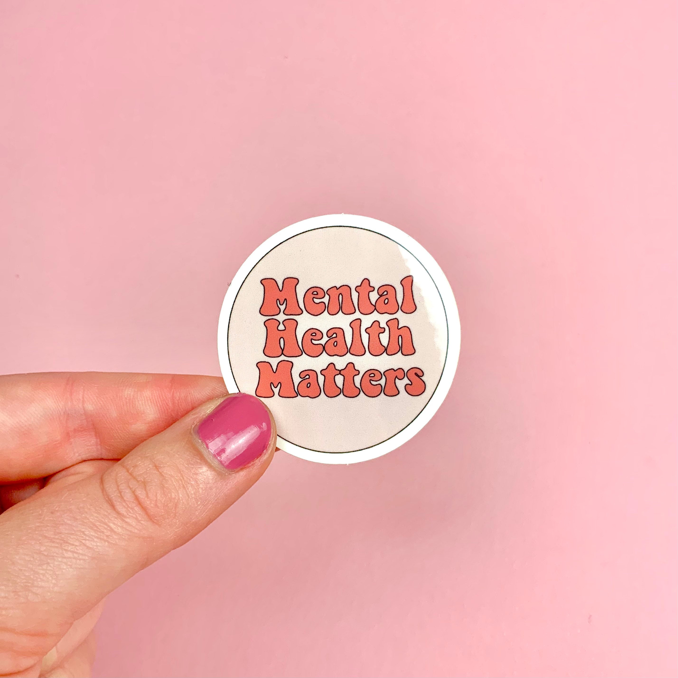 Mental Health Matters Sticker Mental Health Sticker Mental | Etsy