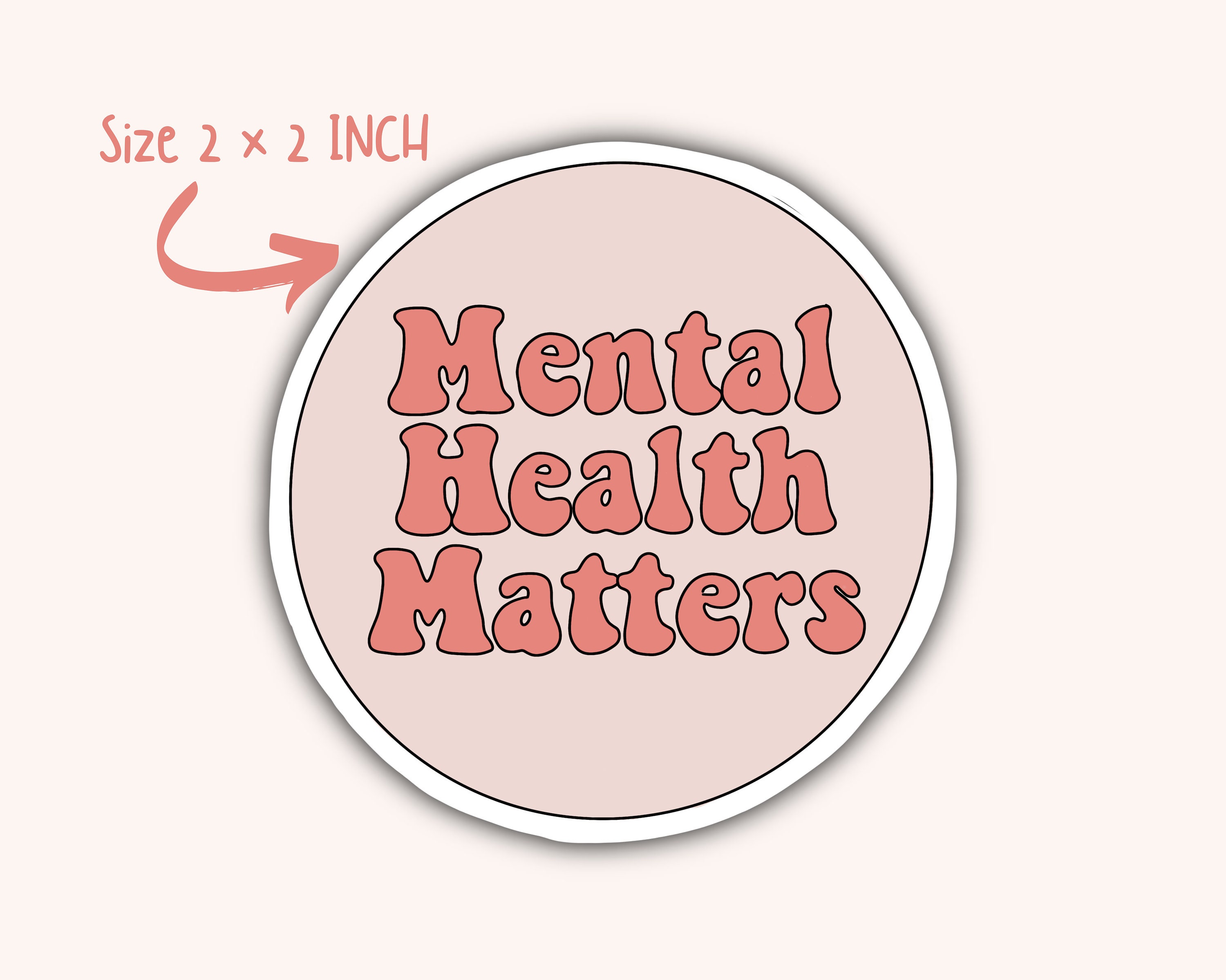 Mental Health Matters Sticker Mental Health Sticker Mental | Etsy