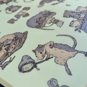 Rat Sticker Sheet-8.5"x11" - Etsy