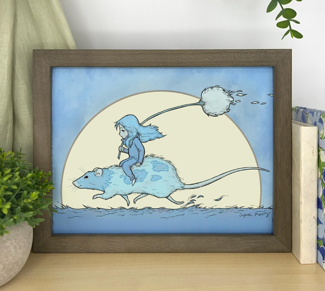 Rat Rider Art Print - Etsy