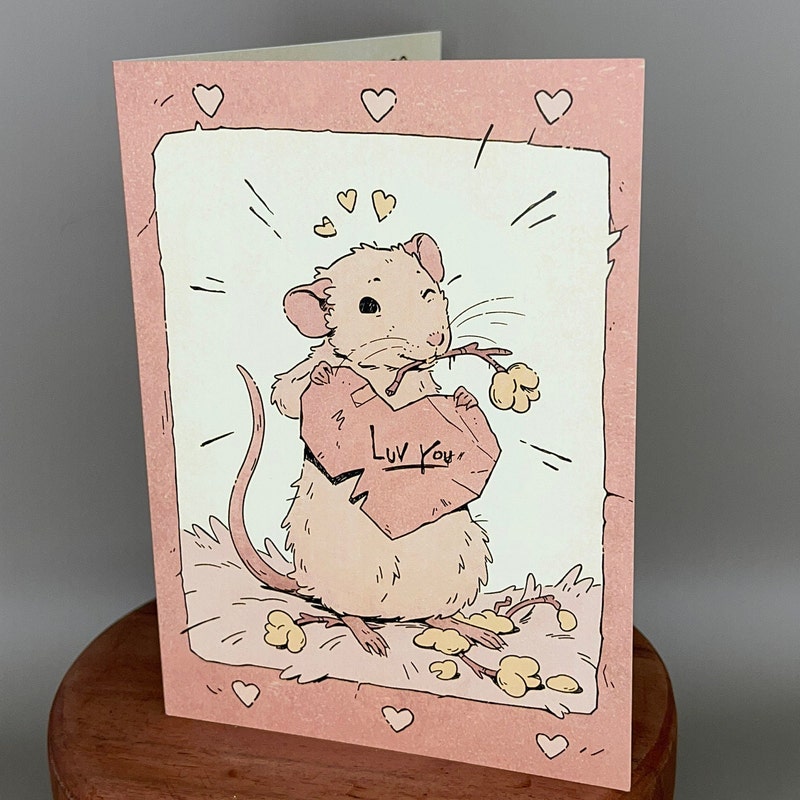 Rat Card - Etsy