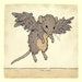 Winged Rat Art Print 8x8 - Etsy