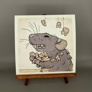 Toothy Rat Art Print - Etsy