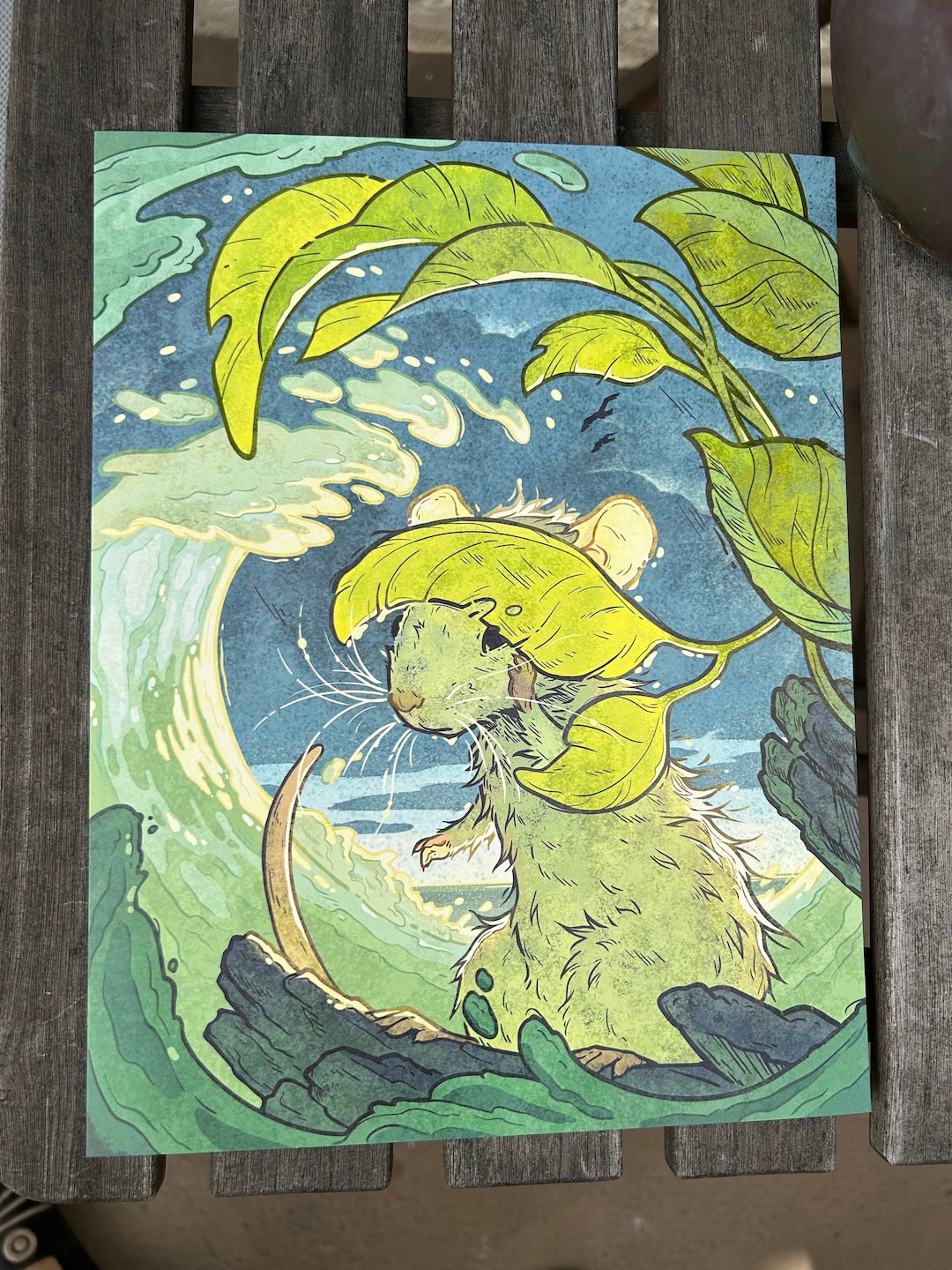 Ocean Rat Art Print - Etsy