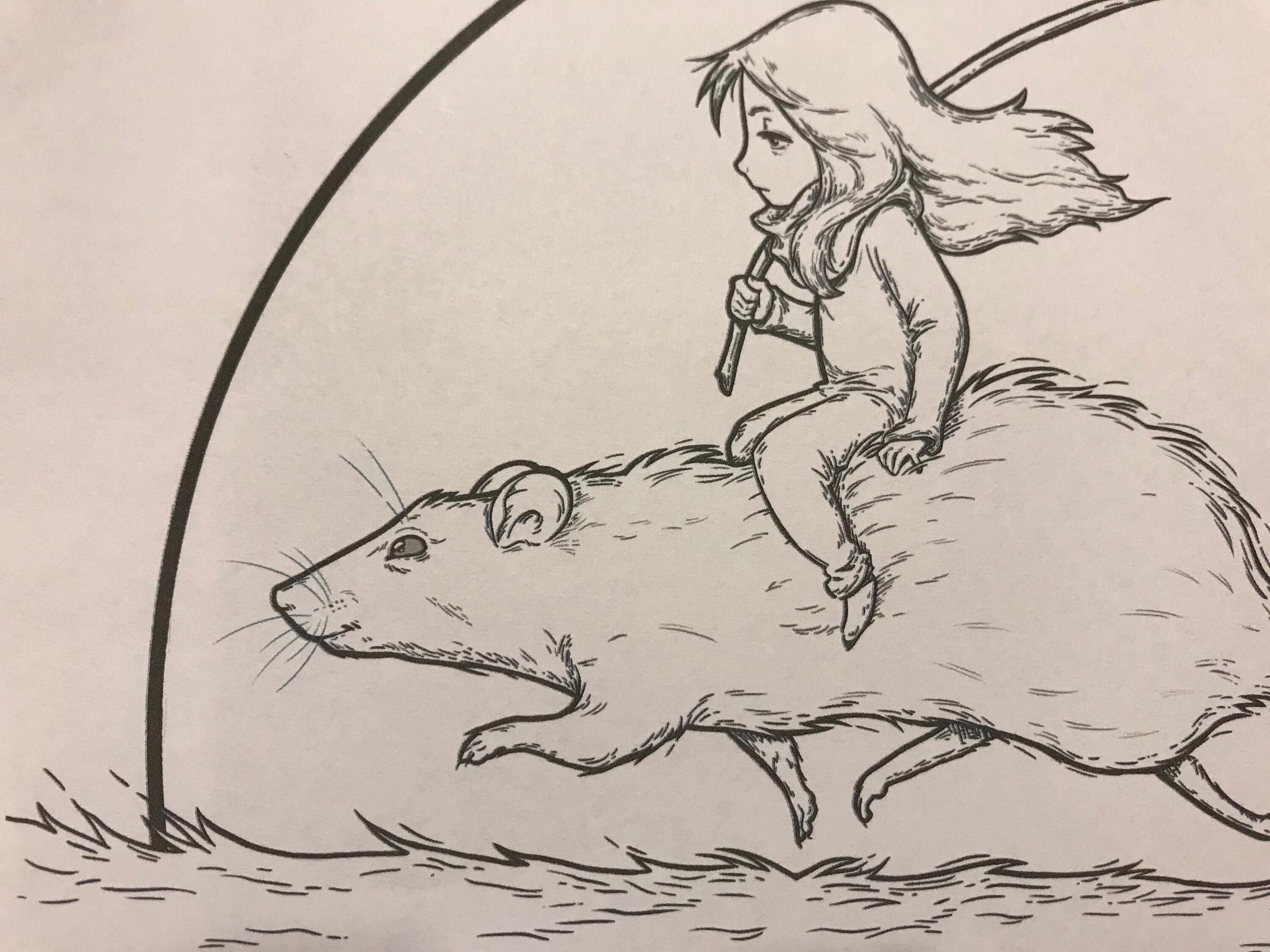 Printable Rat Coloring Book-8 Pages | Etsy