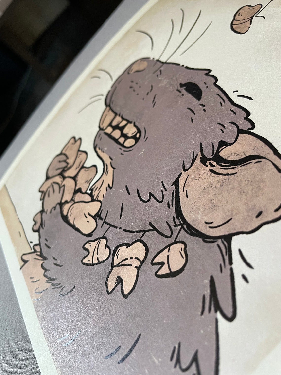 Toothy Rat Art Print - Etsy