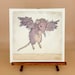 Winged Rat Art Print 8x8 - Etsy