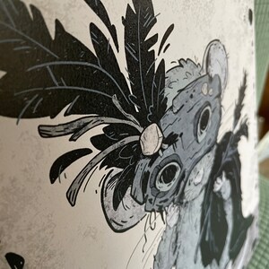 Masked Rat Art Print- 8.5x11 - Etsy