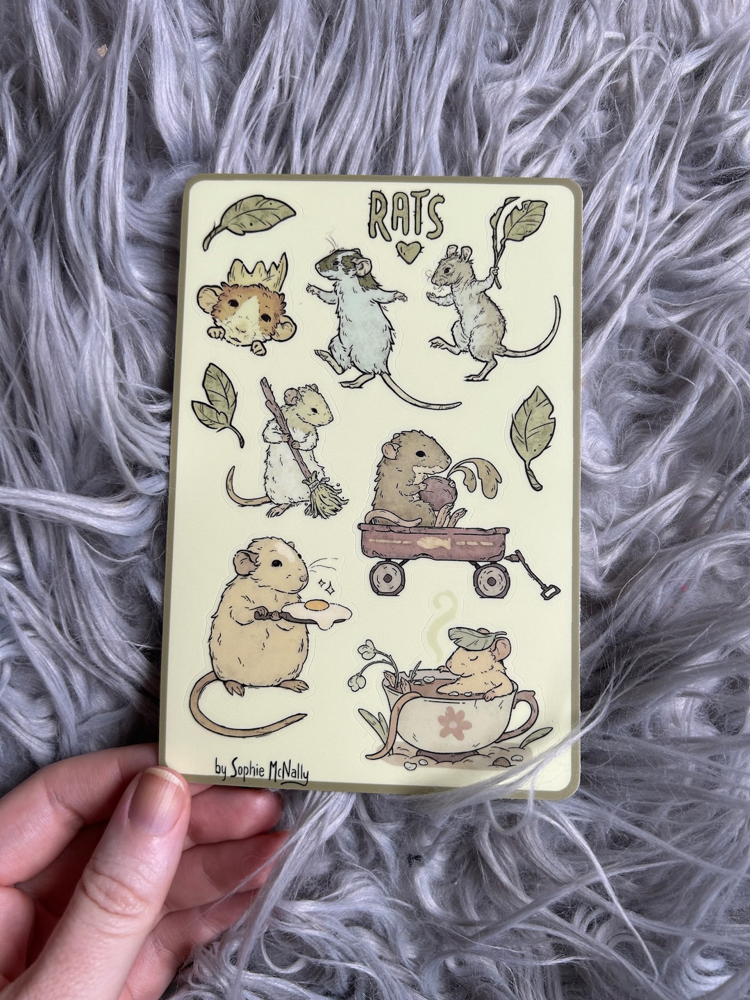 Rat Sticker Sheet-4”x6” - Etsy