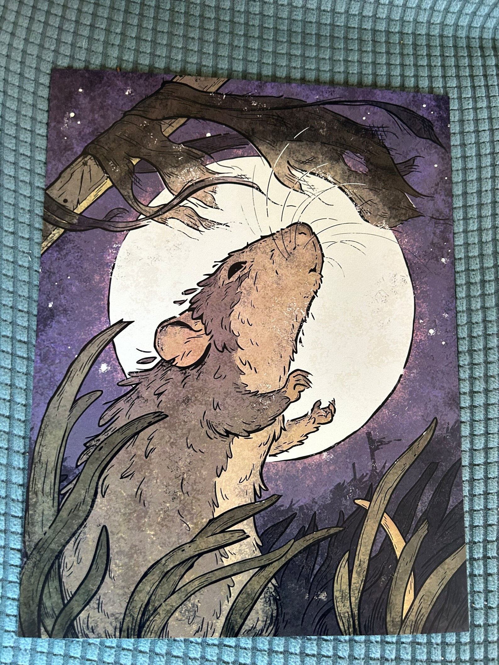 Wolf Rat Art Print - Etsy