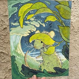 Ocean Rat Art Print - Etsy