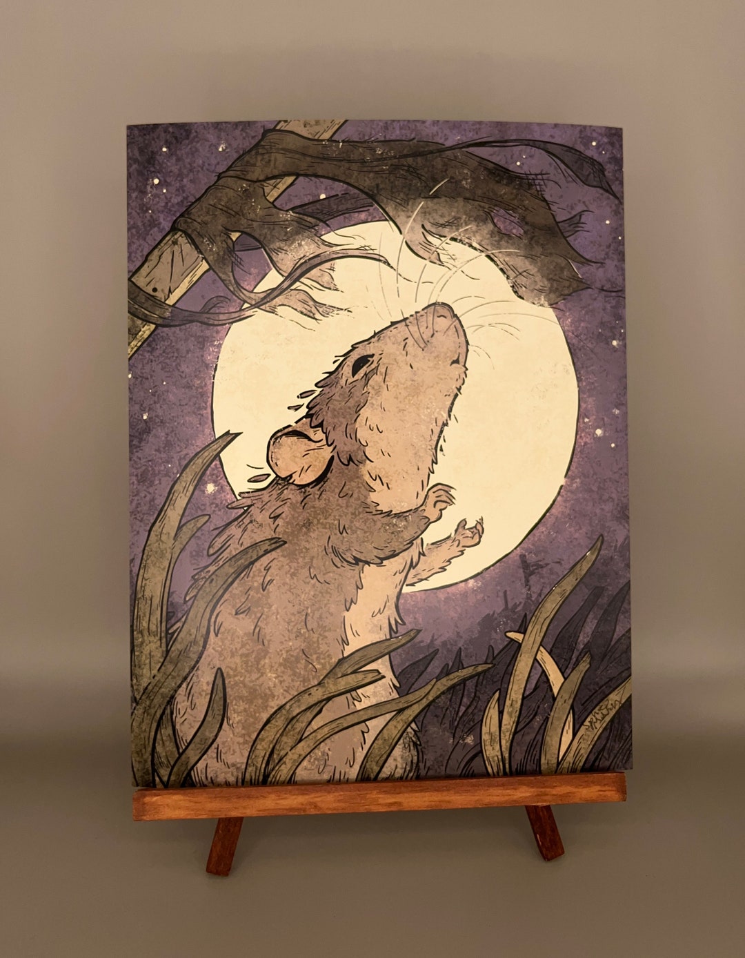 Wolf Rat Art Print - Etsy