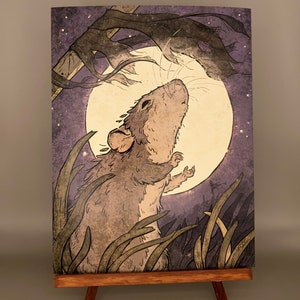 Wolf Rat Art Print - Etsy