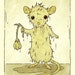 Soaked Rat Art Print - Etsy