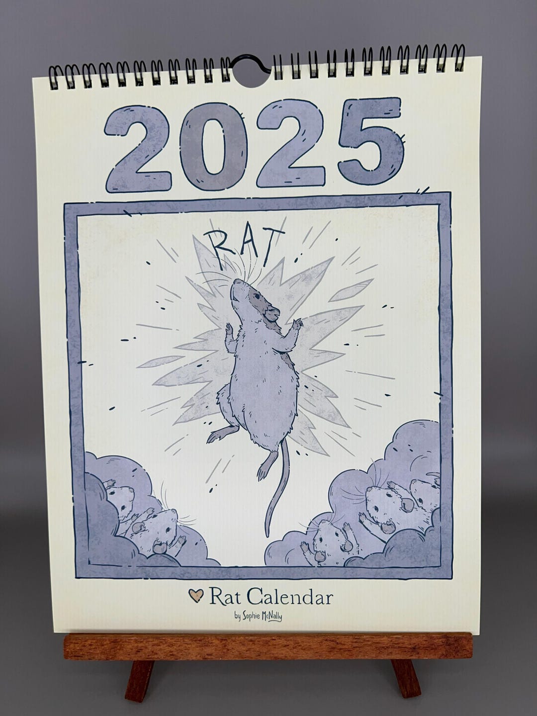 2025 Rat Wall Calendar - Etsy
