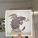 Dragon Rat Art Print 8x8 - Etsy