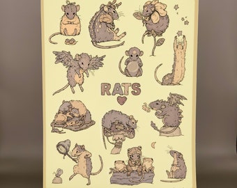 The Giant Rat Sticker - Etsy
