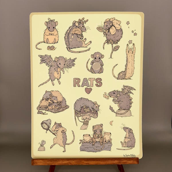Rat Sticker - Etsy