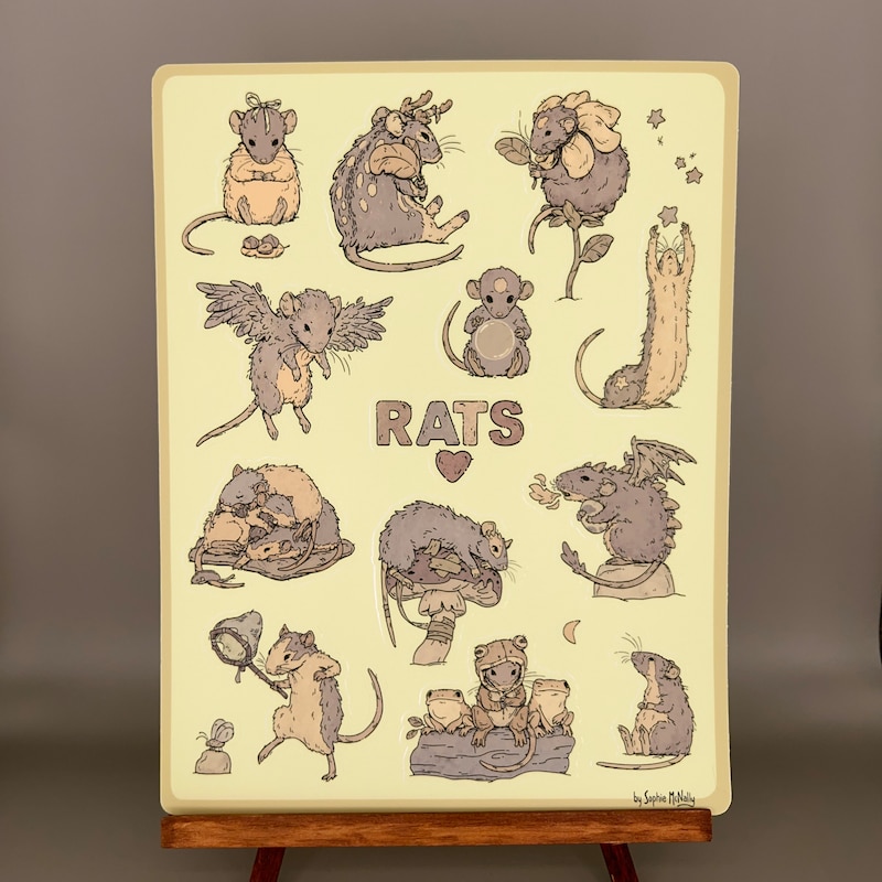 Rat Sticker - Etsy