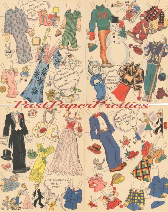 Dolls & Action Figures Toys & Games Vintage Paper Doll Cut Out Book ...