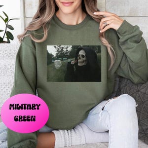 Skeleton Blowing Bubbles | Halloween Sweater | Crewneck | Hoodie | Tee ...
