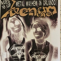Venom 1998 USA Concert Flyer-san Bernardino, Ca-5x7 Inches.ex Cond ...