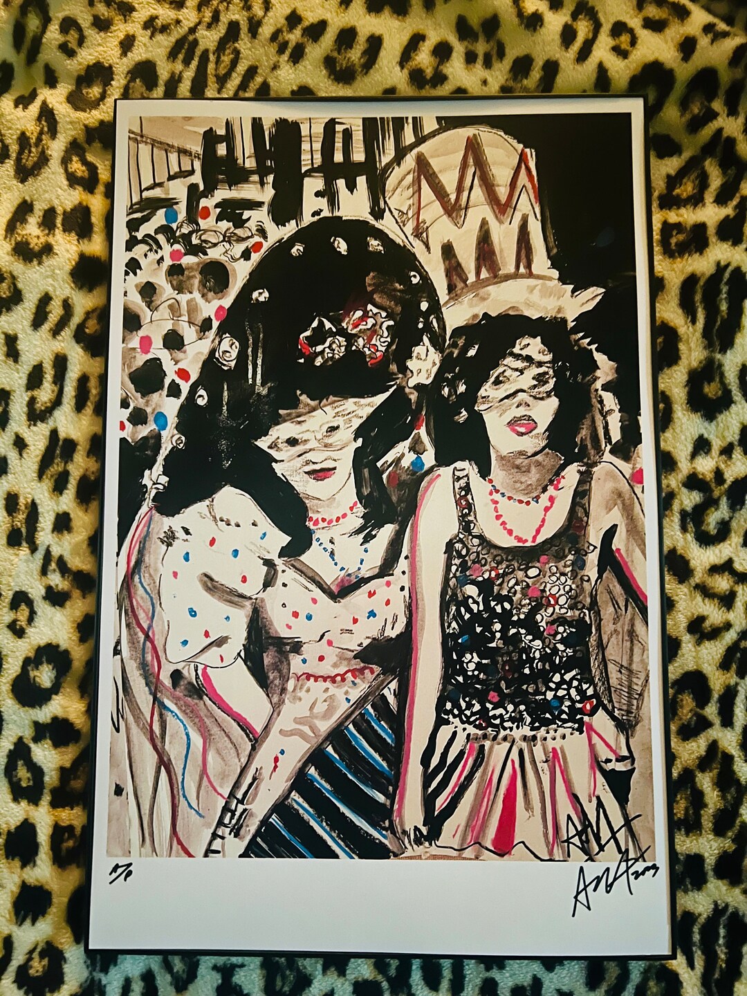 Mardi Gras Retro Vintage Limited Edition Art Print by Pop Artist Adam ...