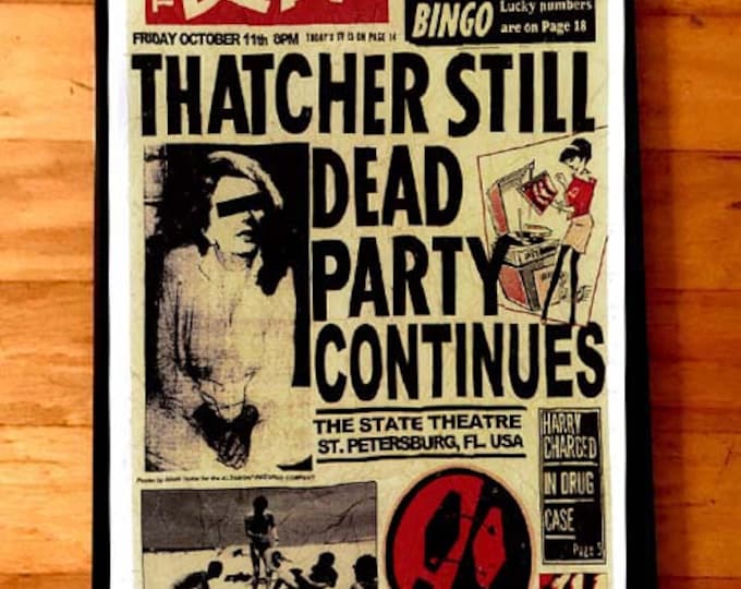 THE ENGLISH BEAT Rare Signed Gig Poster by Artist Adam Turkel Florida ...