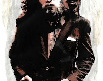 ROKY ERICKSON Rare Art Print of the Psychedelic Punk Rock - Etsy