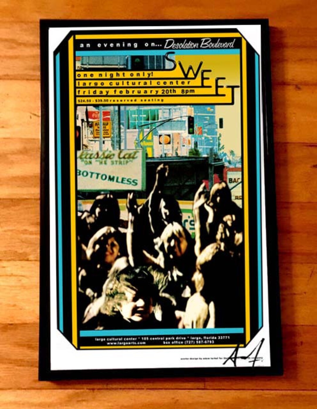 THE SWEET Rare Signed and Numbered Gig Poster by Adam Turkel - Florida ...