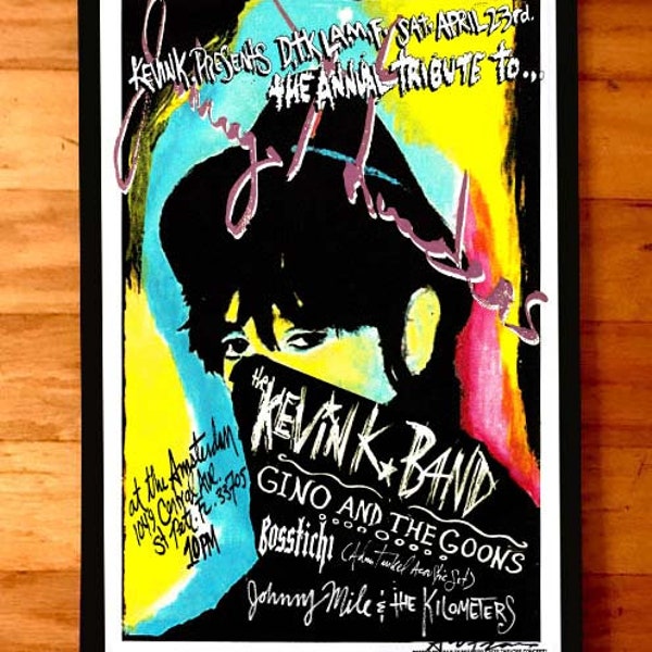 Johnny Thunders Poster - Etsy