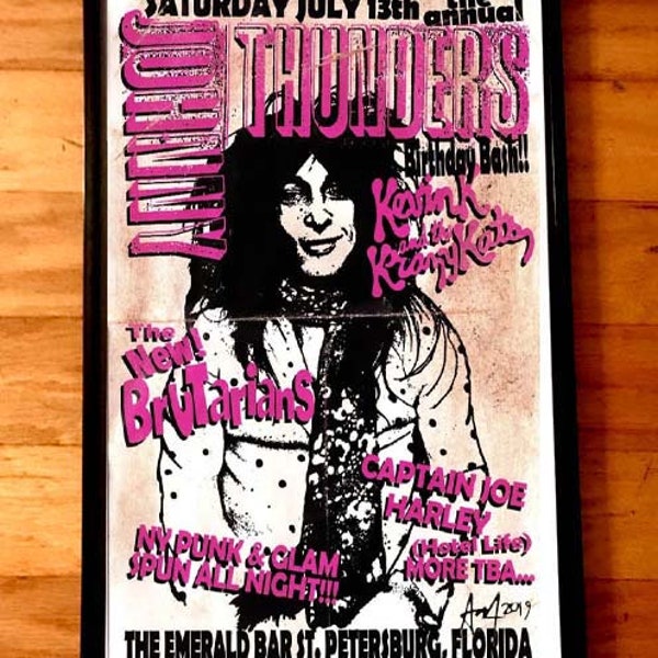 Johnny Thunders Poster - Etsy