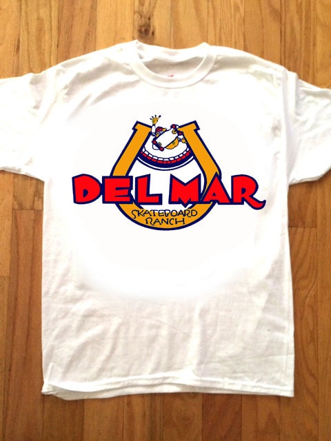 DEL MAR Skate Park T-SHIRT! Punk Rock 1977 '70s Old School Skateboard ...