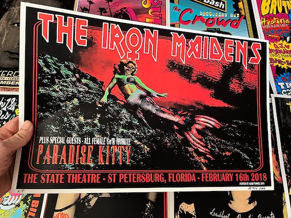 Iron Maiden Band Poster 1970